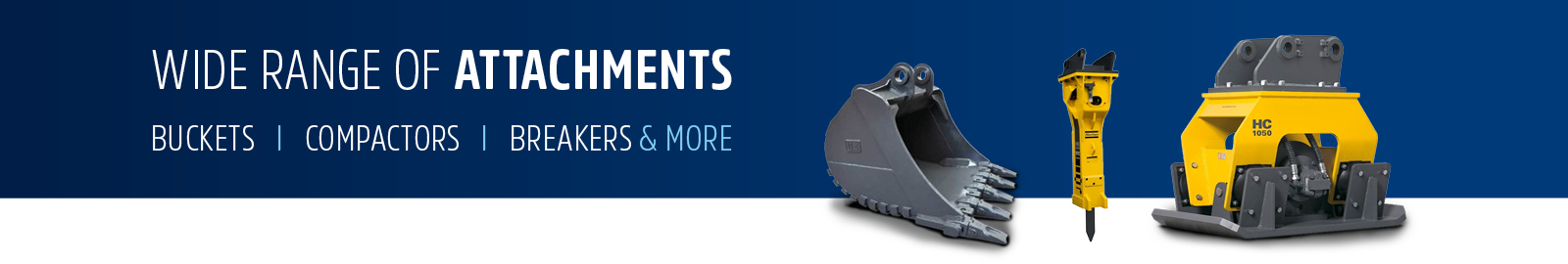 Attachments For Plant Machinery To Hire | Nixon Hire